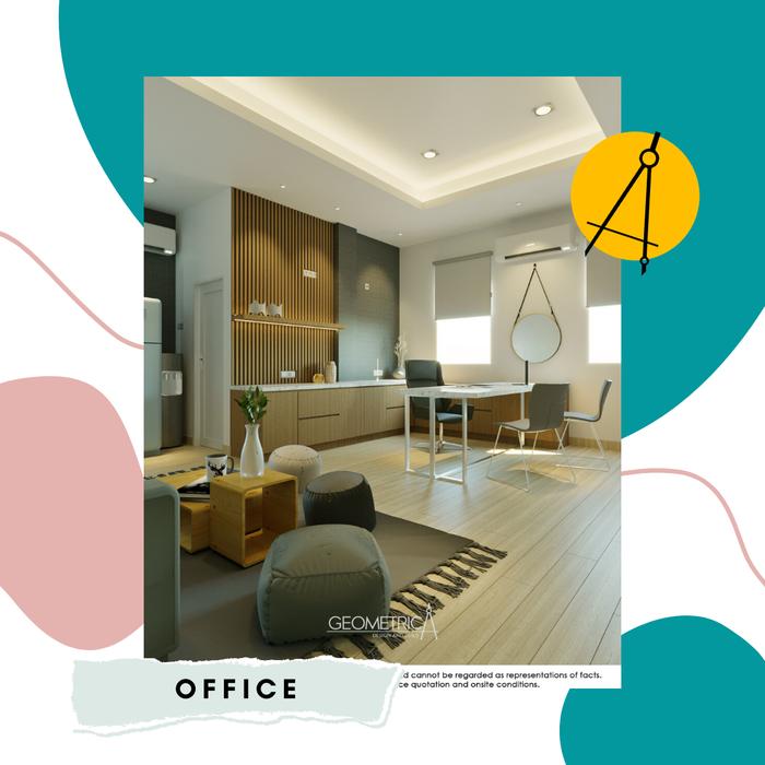 Jual Desain Interior Design Kantor Office Visualisasi Render 3D ...