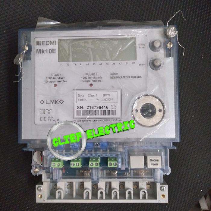Jual KWH METER DIGITAL EDMI MK10E 3 PHASE 5(80)A - Jakarta Pusat ...