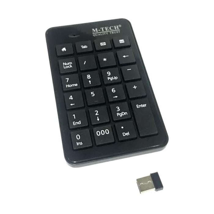 Jual Keyboard Numeric Wireless Mtech Keypad Angka Numerik M-tech Di ...