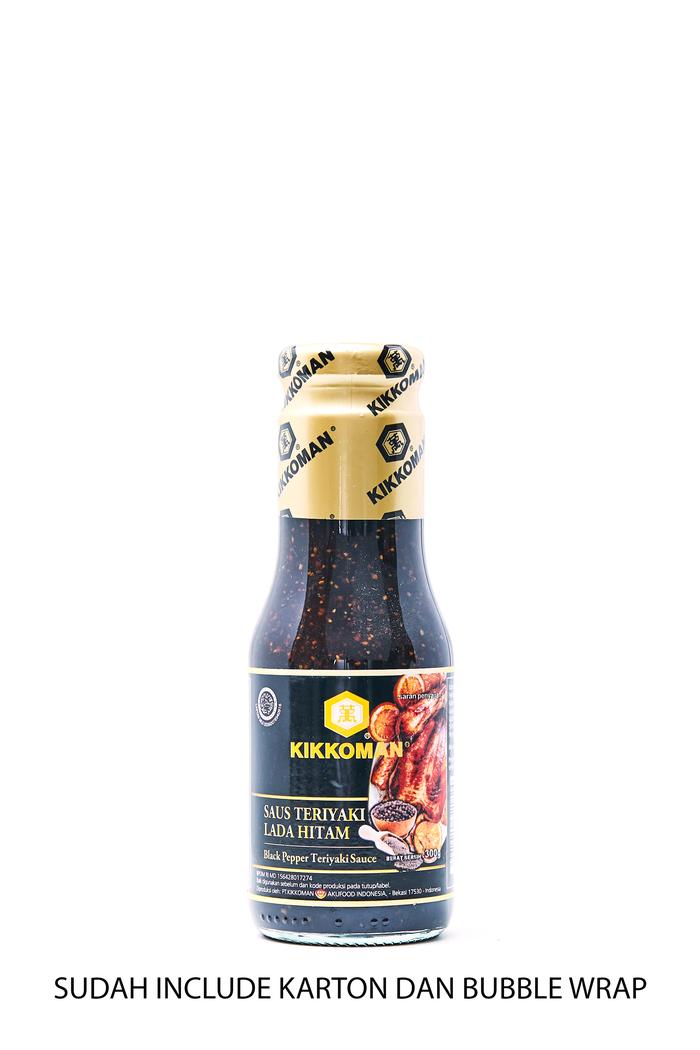 Jual Kikkoman Teriyaki Lada Hitam Sauce HALAL Botol 300 Gr - Kota ...