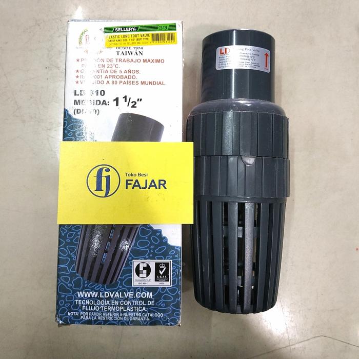 Jual Foot Valve klep bawah pipa hisap PVC 1 1/2 inch Taiwan Sellery ...