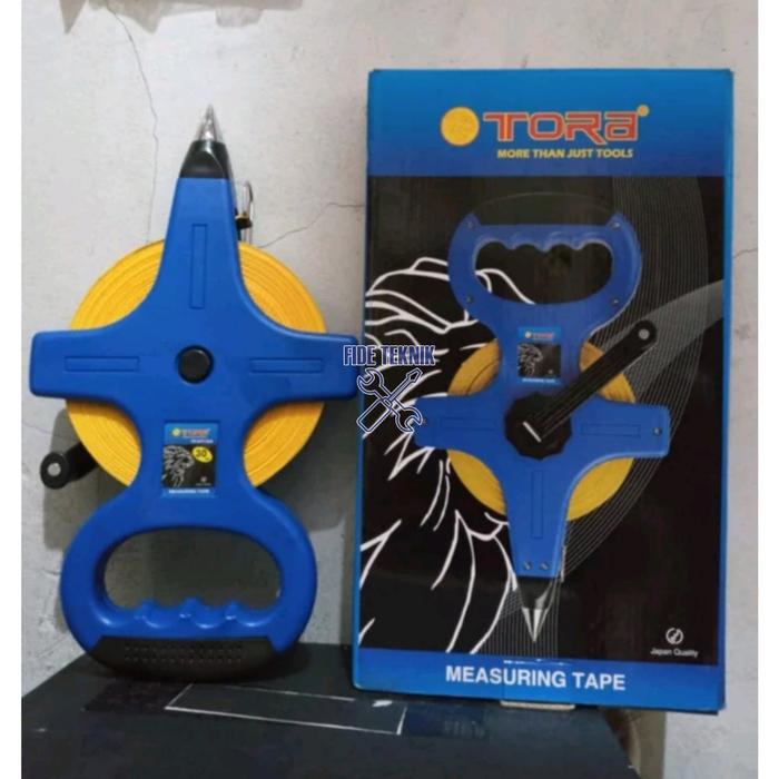 Jual Tora Meteran Tancap Gulung Fiber Measuring Fiber Tape 30m TR ...