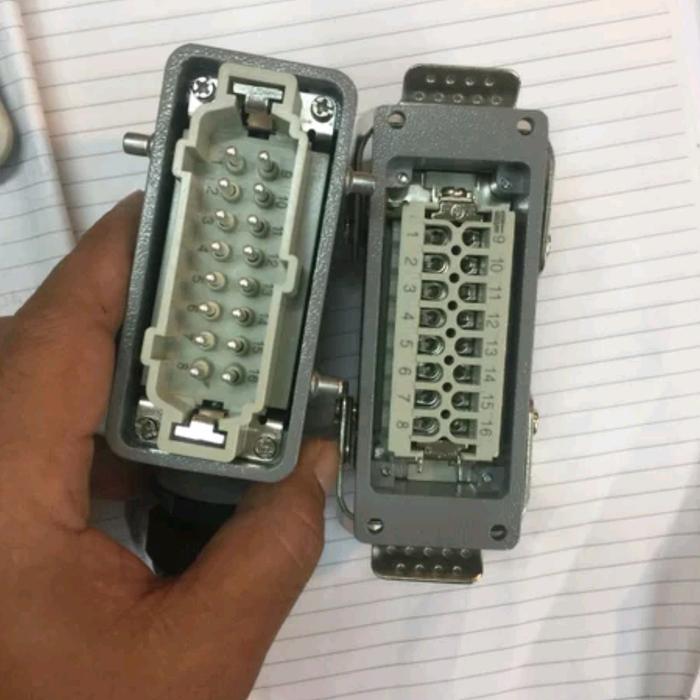 Jual CONNECTOR 16 PIN/INDUSTRIAL CONNECTOR HEAVY DUTY 16 PIN(MALE ...