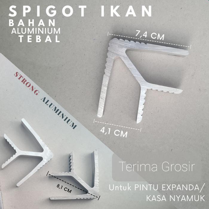 Jual Spigot Ikan Aluminium Kasa Nyamuk (Full Aluminium Tebal) - Kota ...