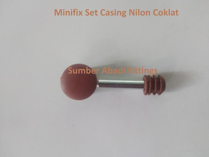 Jual Baut Minifix Knock Down 4Cm Set Nilon Tutup Casing Baut Lemari ...