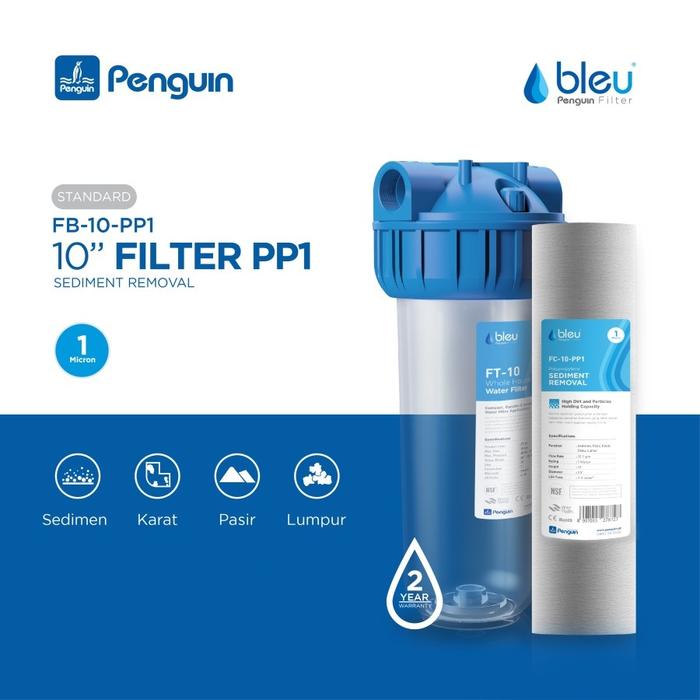 Jual Penguin Bleu Water Filter / Penyaring Air 10" FB-10-PP1 - Jakarta ...