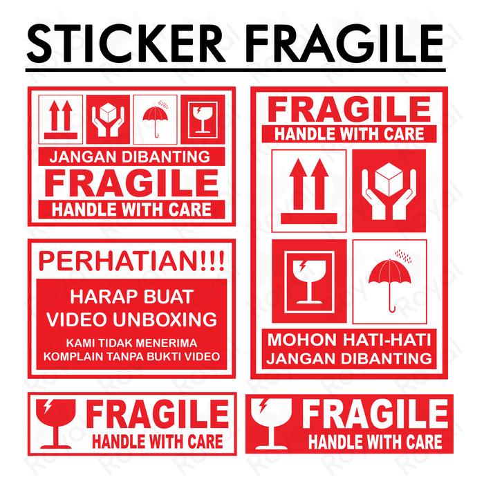 Jual STIKER FRAGILE LANDSCAPE - Jakarta Selatan - royal_os | Tokopedia