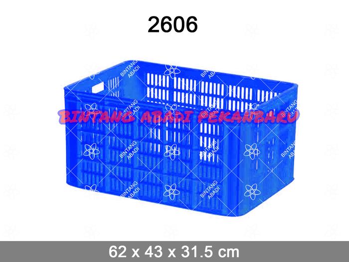 Jual 2606 KERANJANG PLASTIK CONTAINER INDUSTRI RABBIT - Kuning - Kota ...