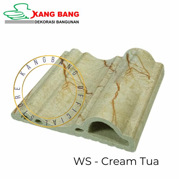 Jual List Profil Dinding Marmer PVC WS 3m Per Batang 15cm 10cm 8cm 4cm ...