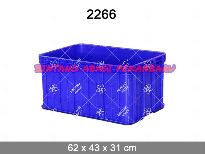Jual 2266 KERANJANG PLASTIK CONTAINER INDUSTRI RABBIT - Merah - Kota ...