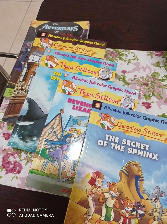 Jual 5 Komik Petualangan Geronimo Stilton & Thea Stilton (Graphic Novel ...