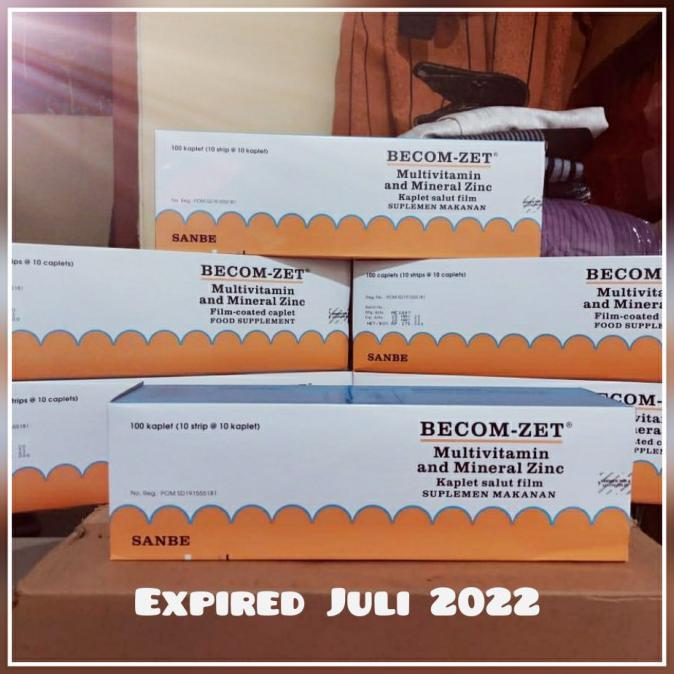 Jual Vitamin Becom-Zet Per Box (100 Kapsul) Merdekall21 - Jakarta ...
