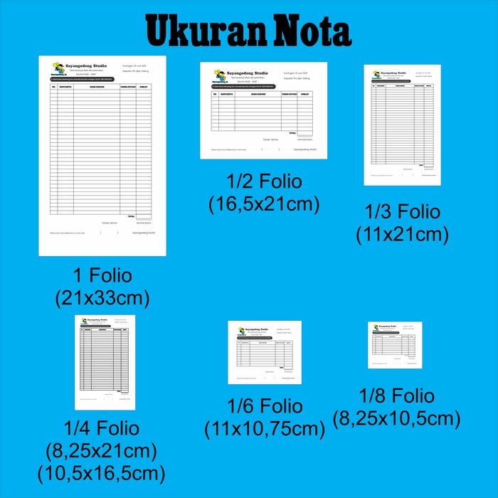 Jual Cetak Nota 1 Rim 1 Ply / Rangkap (nota/ Surat Jalan , Form ) 1ply ...