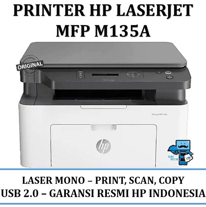 Jual Printer HP Laserjet MFP M135A - Monochrome A4 - Jakarta Pusat ...