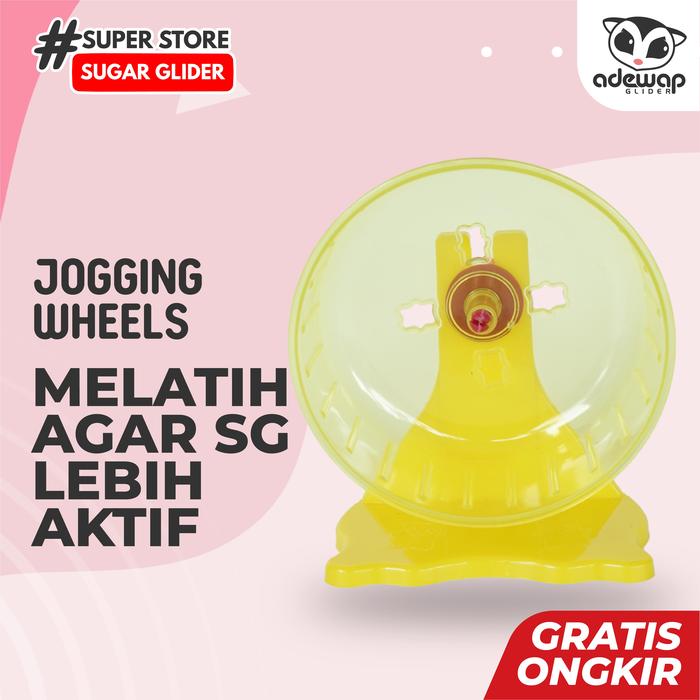Jual Jogging Running Rolling Wheel / Roda Putar Mainan Hamster Sugar ...