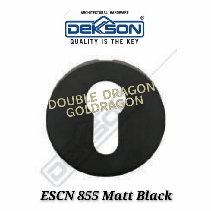 Jual Escutcheon Dekkson ESCN 855 Matt Black (Ring Kunci DKS ESCN 855 ...
