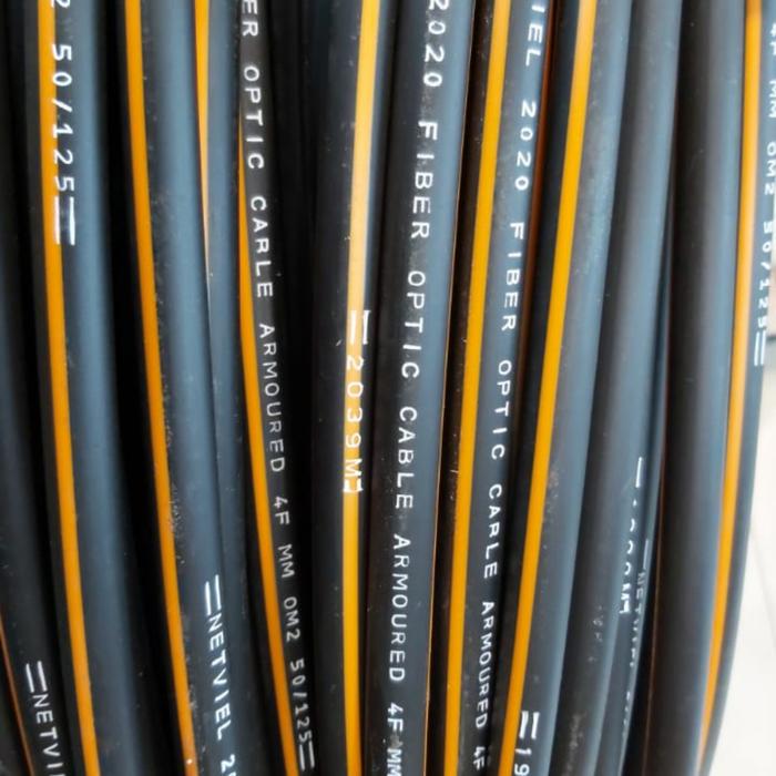 Jual Kabel FO 4 core NETVIEL singlemode direct buried double jacket ...