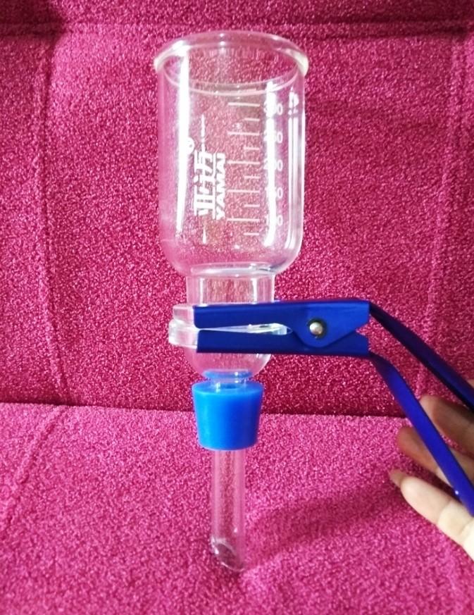 Jual Vacuum Filtration Set 3 IN 1 Glass Funnel Clamp and Filter Head ...