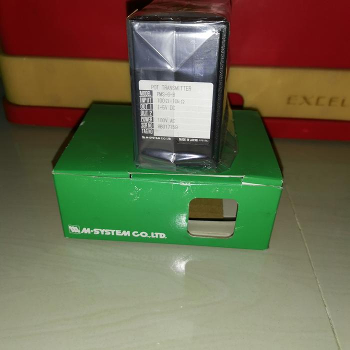Jual PMS-6-B POT TRANSMITTER IN 100-10K OHM OUT 1-5VDC 100VAC M-SYSTEM ...