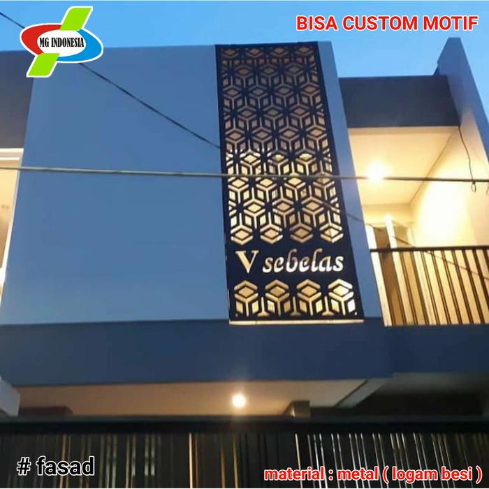 Jual fasad company laser cutting minimalis - Kab. Garut - DQ-HOUSE ART ...