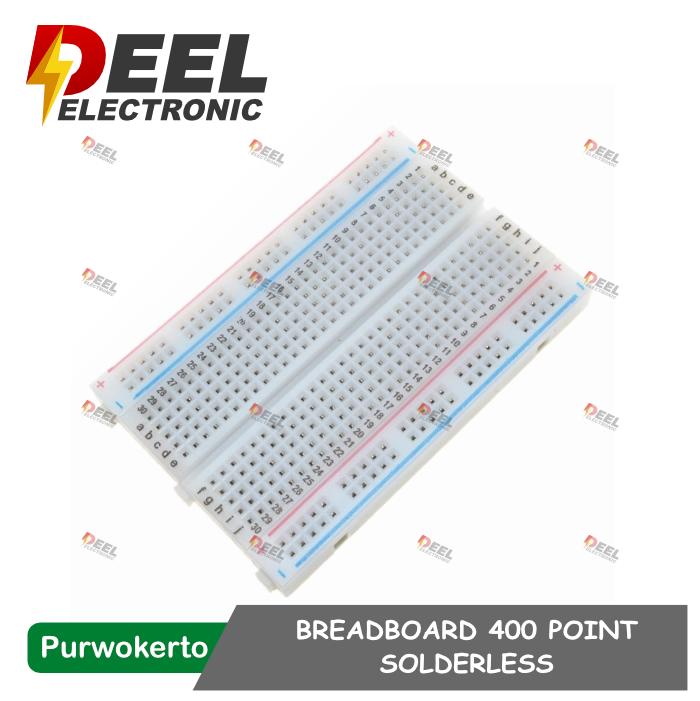 Jual BREADBOARD MINI 400 POINT SOLDERLESS PCB BREADBOARD PROJECT ...