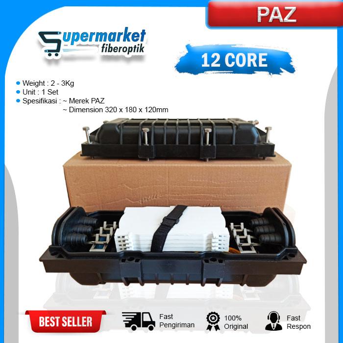 Jual Joint Closure Inline PAZ 12Core Fiber Optic Closure - Kota ...