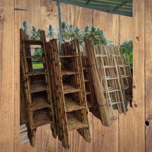 Jual TANGGA BAMBU CENDANI / CENDANI BAMBOO LADDER / TANGGA DEKORATIF ...