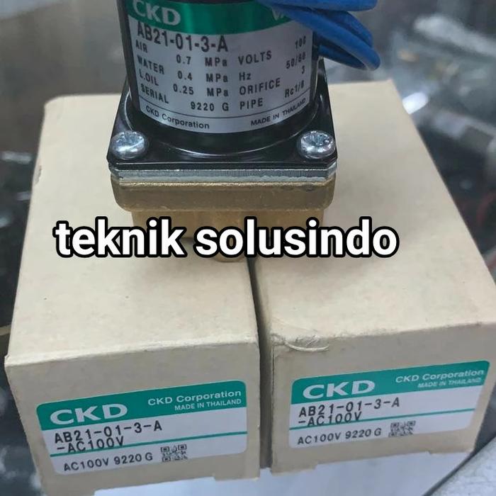 Jual solenoid valve CKD AB21-01-3-A - Jakarta Barat - teknik solusindo ...
