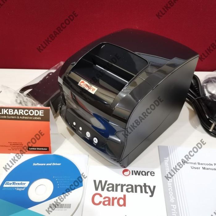 Jual IWARE Barcode Printer DIRECT THERMAL - IW 385B USB + LAN - Kota ...