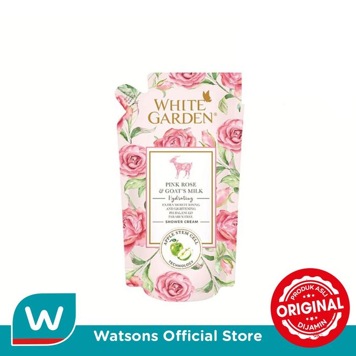 Jual White Garden Pink Rose Shower Cream Refill 900ml - Kab. Tangerang - Watsons Indonesia ...