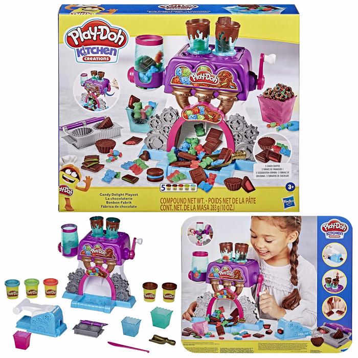 Jual PLAY-DOH KITCHEN CREATION CANDY DELIGHT SET - PLAYDOH CANDY ...