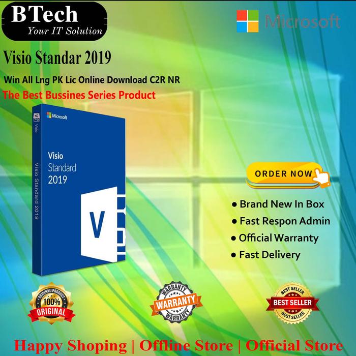 Jual Visio Standar 2019 Win All Lic Online Download C2R - Jakarta Pusat ...
