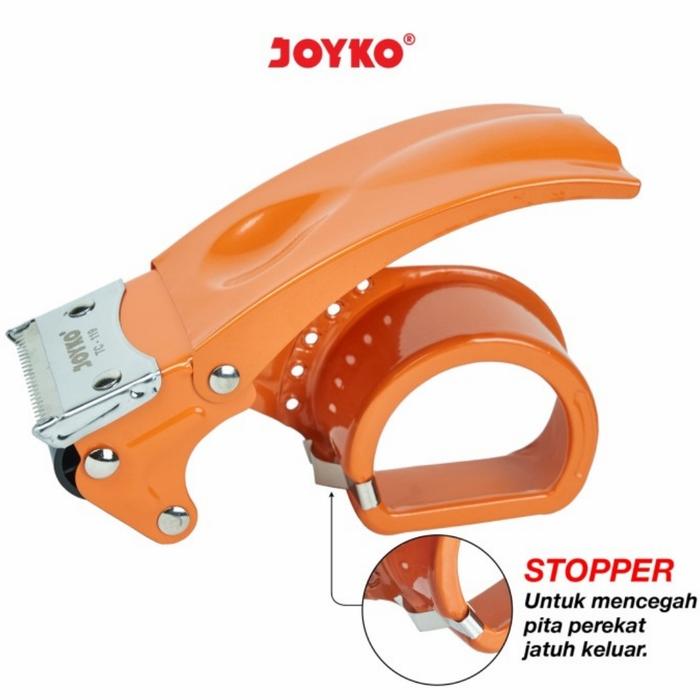 Jual Tape Dispenser Lakban JOYKO Besi Stopper TC-119/OPP Tape Cutter ...