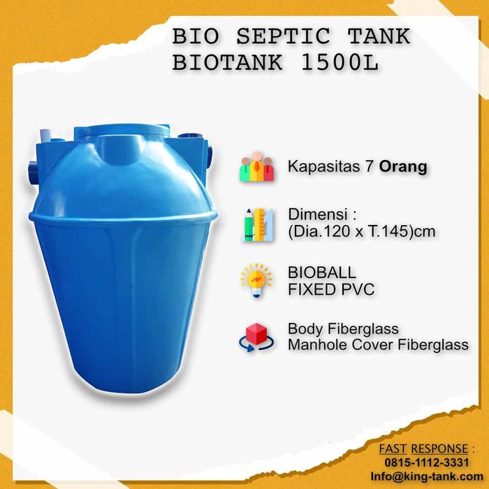 Jual Septic tank BIOTECH BIOTANK Vertikal 1,5m3 - Jakarta Barat - Rumah ...