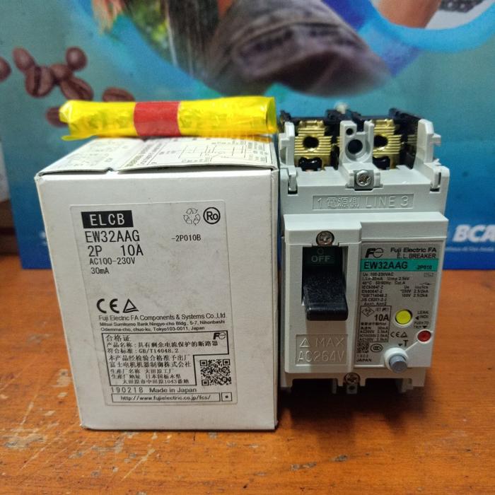 Jual ELCB Fuji EW32AAG EW 32 AAG 2POLE 10-30A 30MA FUJI ELECTRIC - 20A - Jakarta Pusat ...