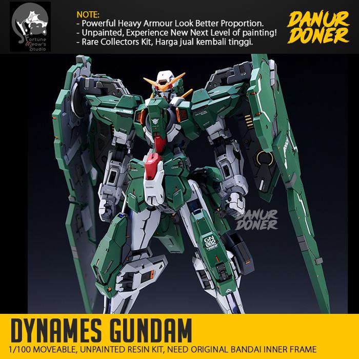 Jual MG DYNAMES GUNDAM RESIN DRESS CONVERSION KIT by Fortune Meow ...