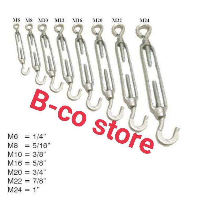 Jual span skrup 16mm / jarum keras m16 / trek stang 16mm / span skrup ...