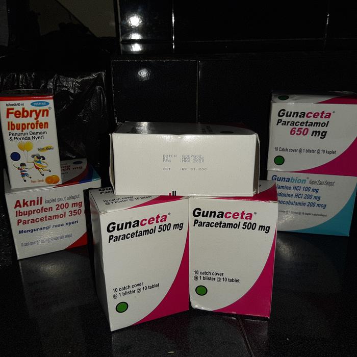Jual Gunaceta 500 (Paracetamol 500mg) - Kota Tangerang Selatan - Surya ...