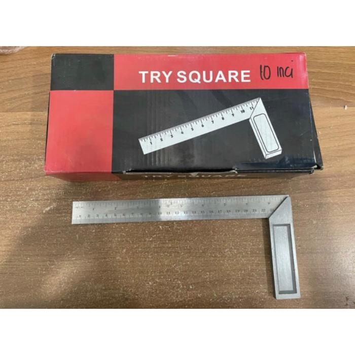 Jual Siku meteran penggaris 10"inci Siku meter Siku tukang 10" Siku ...