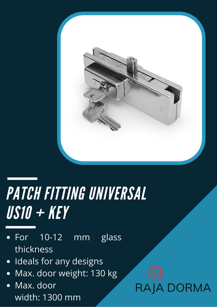 Jual Dorma Patch Fitting Universal US 10+Key PT US10 Dormakaba - Jakarta Pusat - RAJA DORMA ASLI ...