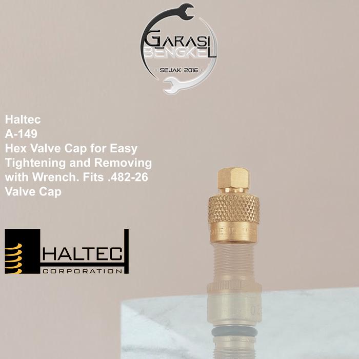 Jual Haltec A-149 HALTEC A-149 Hex Valve Cap Tutup Pentil Large Bore ...