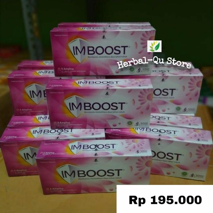 Jual Imboost 1 Box 5 Strip/Amplop (50 Tablet) | vitamin daya tahan ...