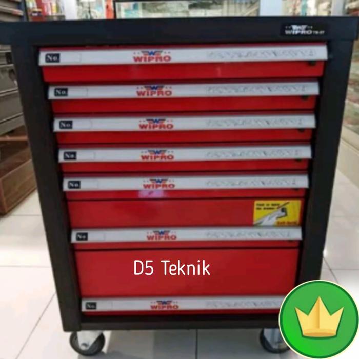 Jual Tool Box 7 Laci Isi Toolkit Wipro TB-07 Tool Box Tool Kit ...