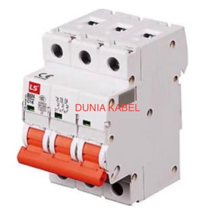 Jual MCB 3P 3 Phase Pole 3Phase 6A 10A 16A 20A 25A 32A LS BKN 6kA ORI ...