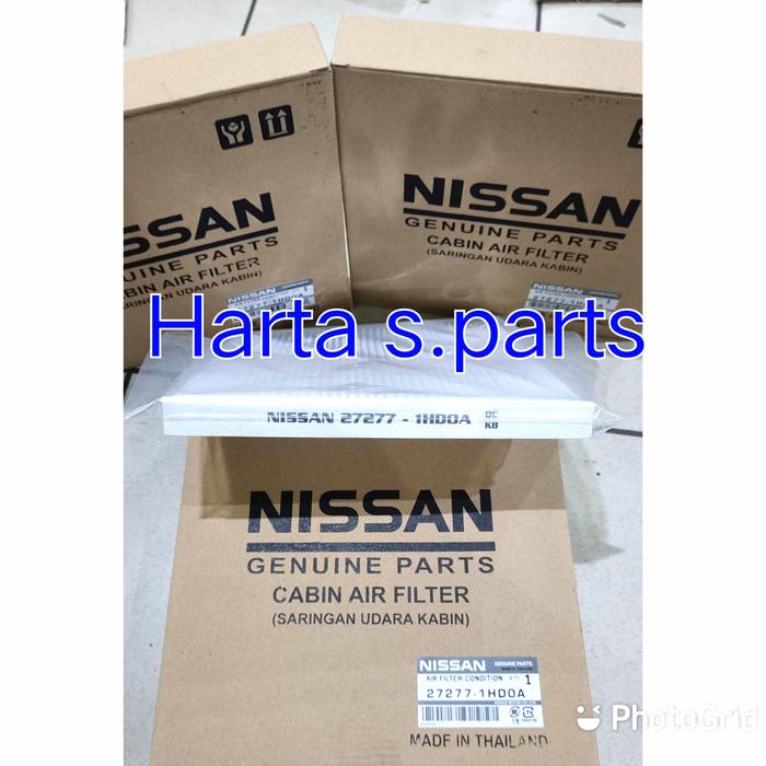 Jual CABIN FILTER AC/ SARINGAN AC NISSAN MARCH/ DATSUN GO 27277-1HD0A ...