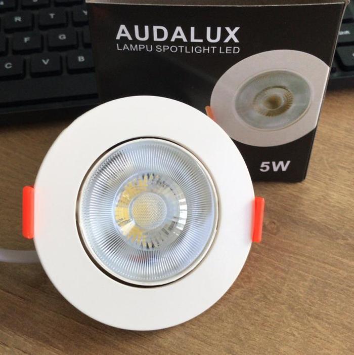 Jual Downlight Spotlight AUDALUX 5watt COB 220vac - Putih - Jakarta ...