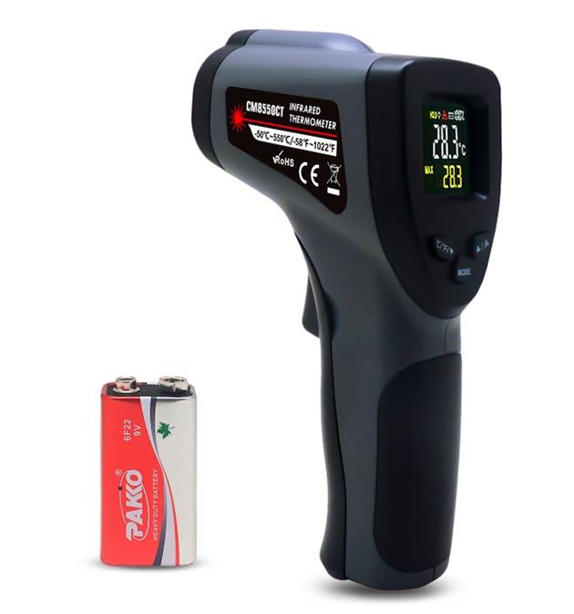 Jual Infrared Thermometer 550 Celsius IR TermoGun 550c Cheerman ...