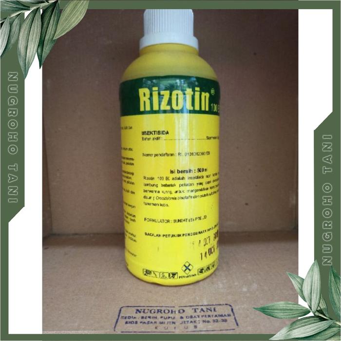 Jual INSEKTISIDA RIZOTIN 100 EC 500 ML PEMBASMI HAMA PERUSAK DAUN - Kab ...