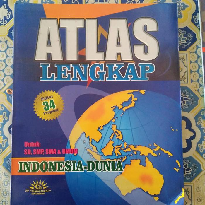 Jual Buku Atlas Lengkap Indonesia Dan Dunia 34 Propinsi Di Seller ...