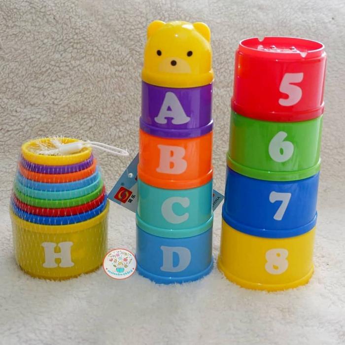 Jual Kiddy.edustore - Mainan Susun Gelas / Stacking Cup Di Seller ...